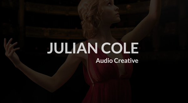 Julian Cole | Composer, Music Producer & Audio Software Engineer